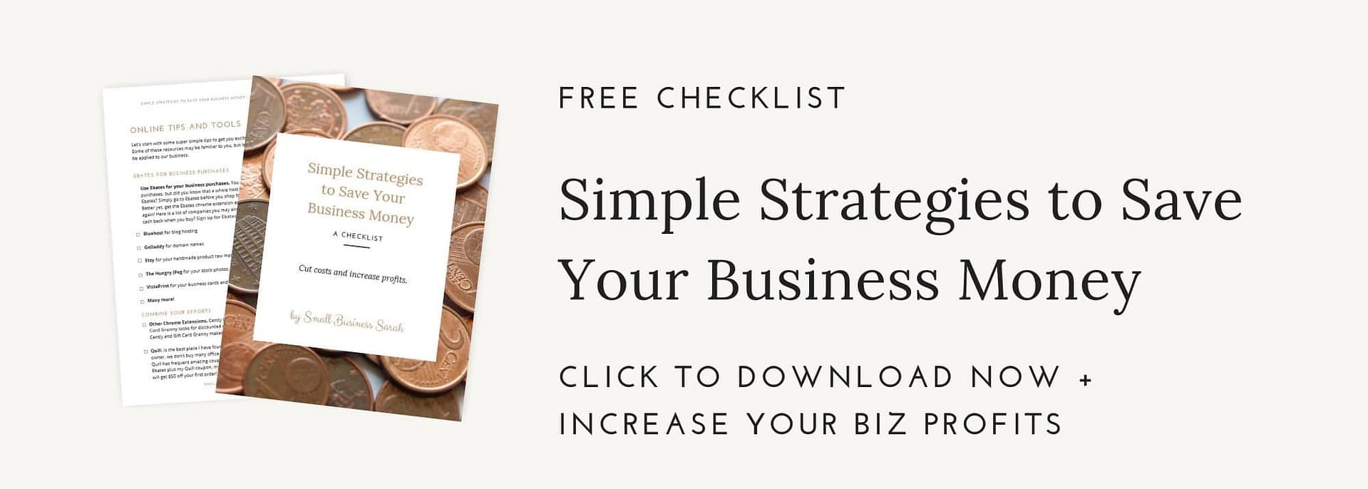 Simple Strategies to Save your Business Money - Small Business Sarah