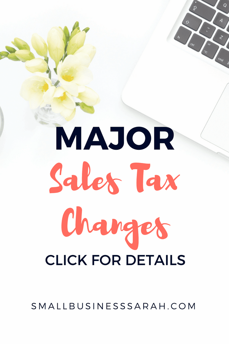 major sales tax changes for small business owners